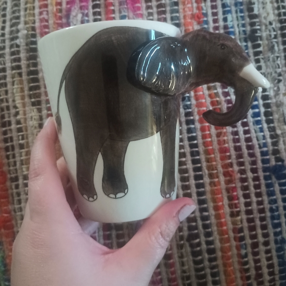 Kitchen | World Market Elephant Mug | Poshmark